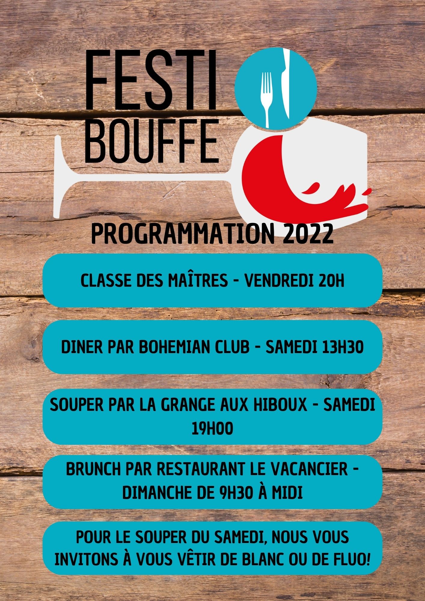 Festi-Bouffe - Le Festif - Village Vacances Petit-Saguenay